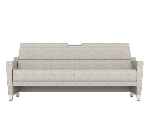 Allay® Slim Sleep Sofa, Soft Top Arm - Wieland Healthcare Furniture